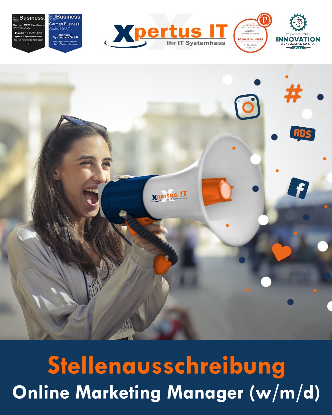 Online Marketing Manager (w/m/d) - Mehr für Dein Business - Xpertus IT ...